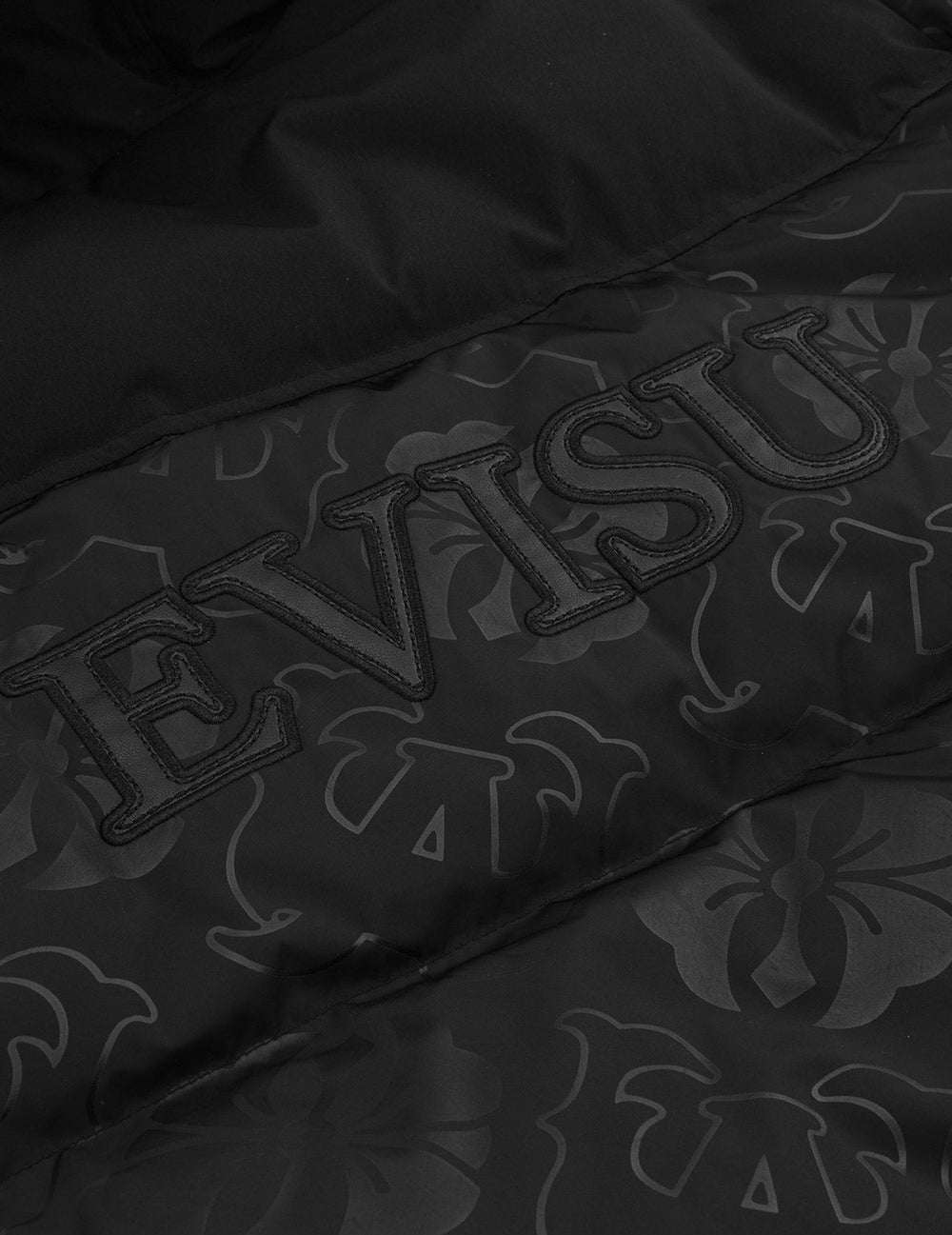 Allover Heat Seal Print and Logo Appliqué Regular Fit Down Coat – EVISU