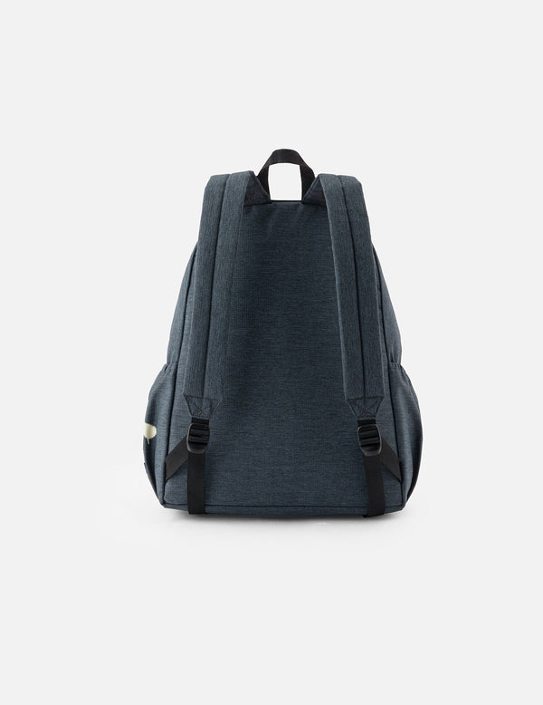 Faux Sticker Logo Print Denim Backpack – EVISU