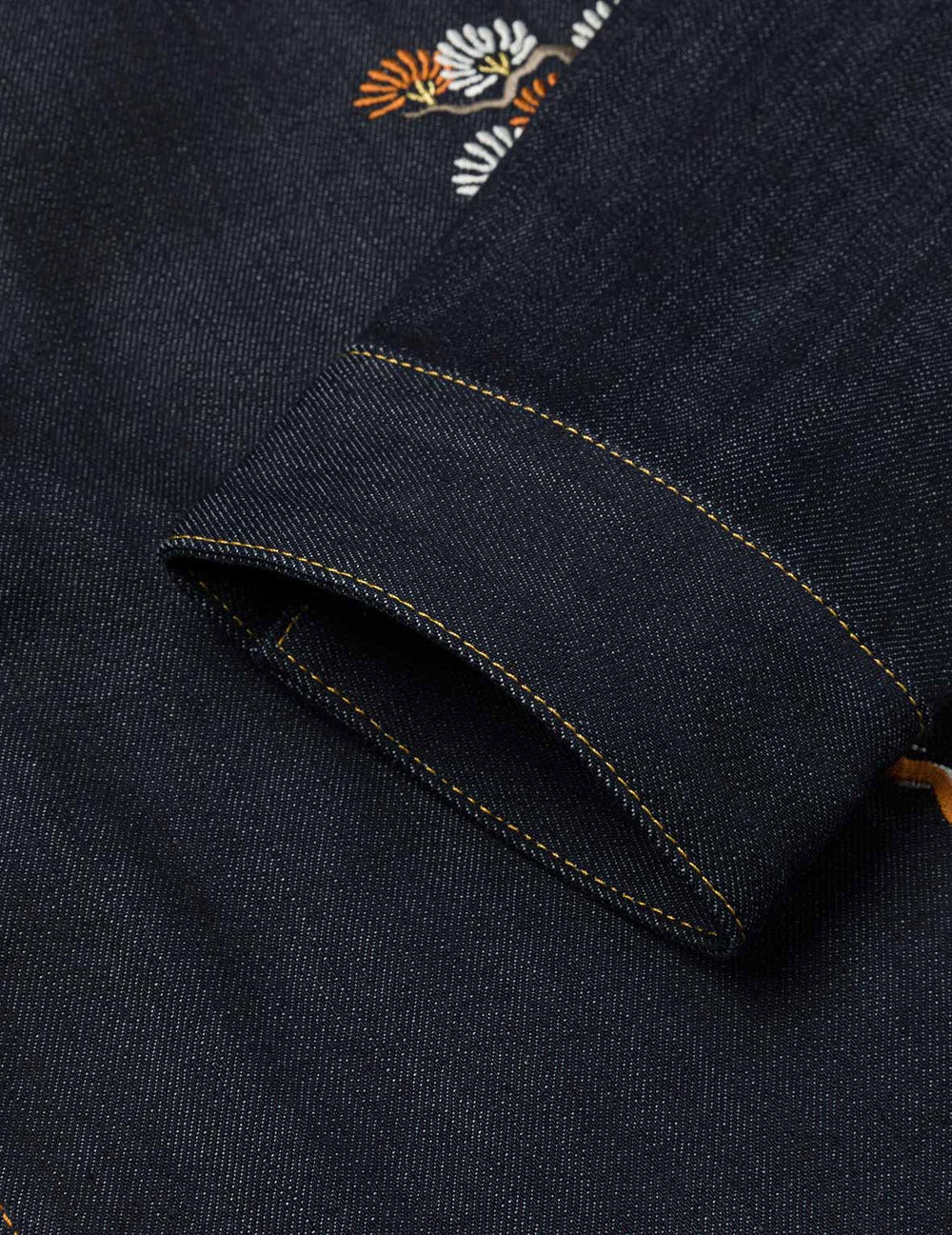 Map Appliqué Embroidery Regular Fit Denim Jacket – EVISU