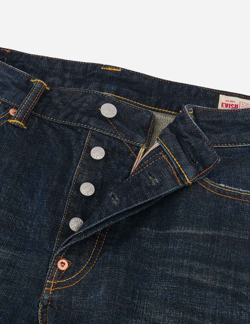 Multi-pocket Dark-toned Washed Slim Fit Jeans #2010 – EVISU