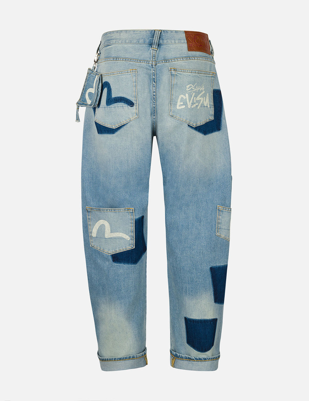 Multi-Pocket with Seagull Print 3D Fit Jeans – EVISU