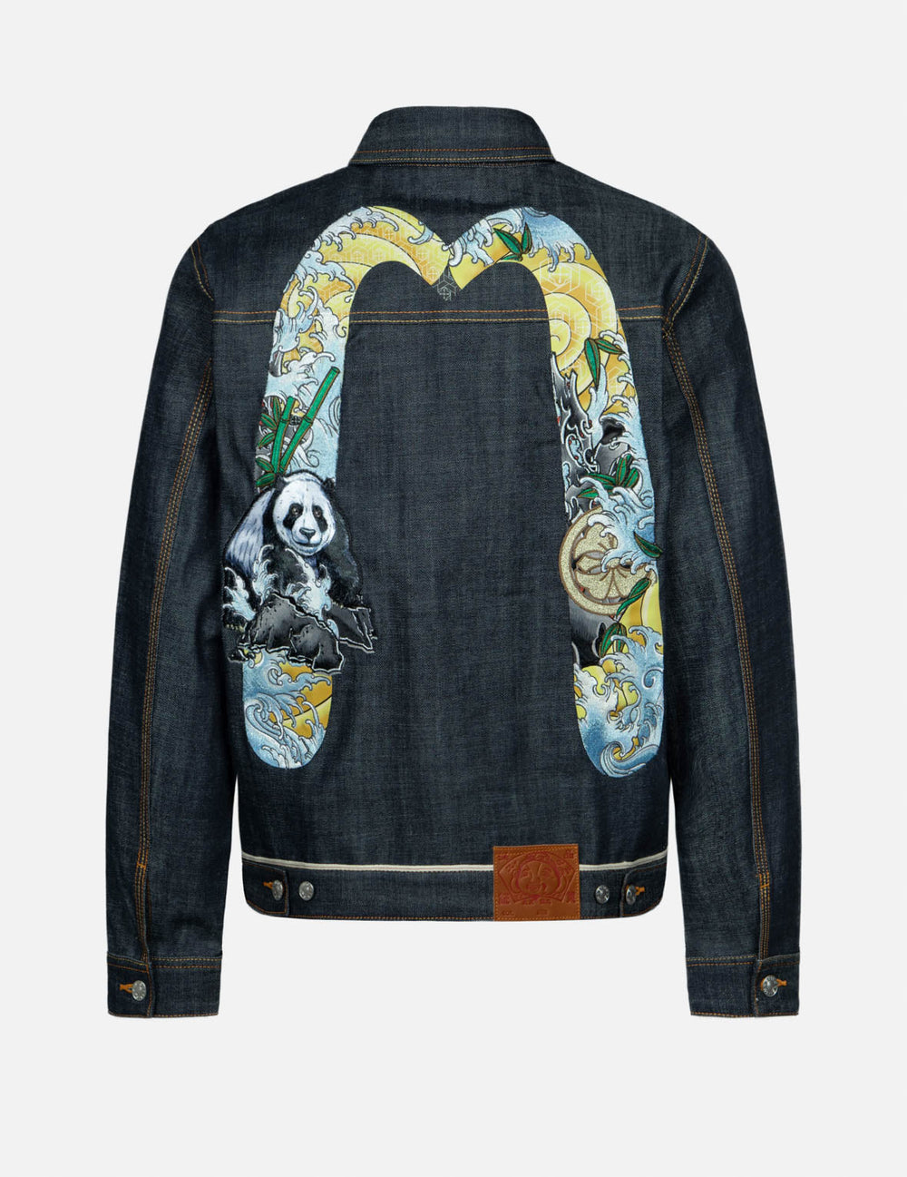 Panda Daicock Embroidery Regular Fit Denim Jacket – EVISU