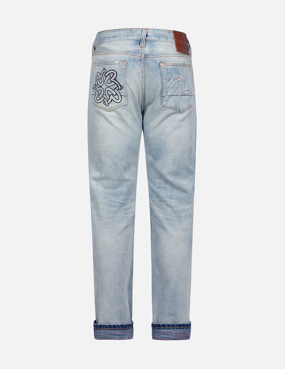 Distressed Seagull Pocket Slim Fit Jeans #2010 – EVISU
