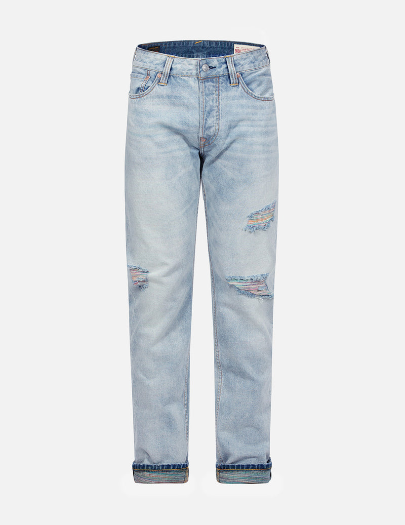 Distressed Seagull Pocket Slim Fit Jeans #2010 – EVISU